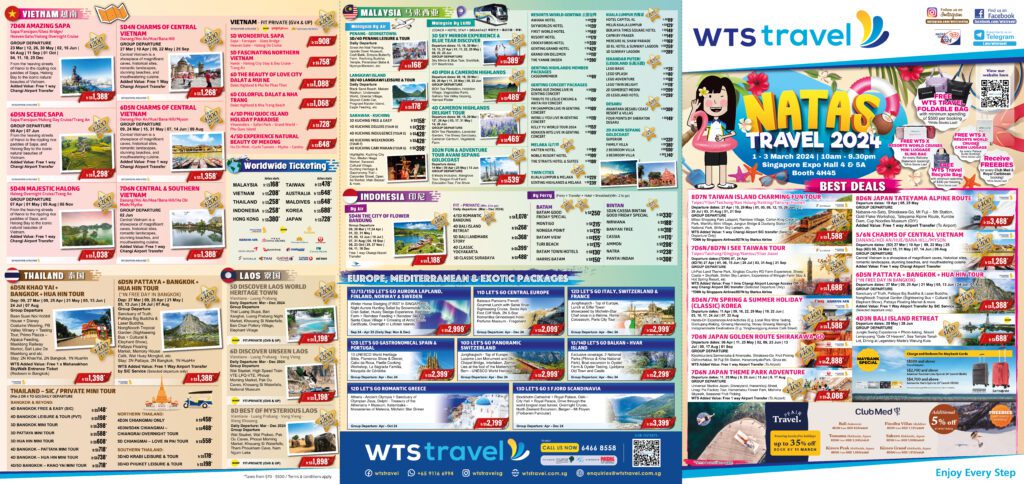 NATAS Travel 2024 - WTS Travel & Tours - Tours Packages, Coaches ...