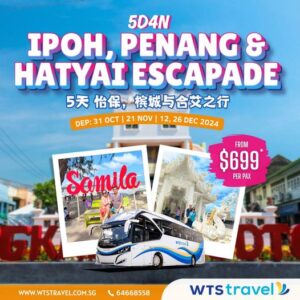 Discover the Ultimate 5D4N Escapade to Ipoh, Penang & Hatyai! 🚍🌟 - WTS ...